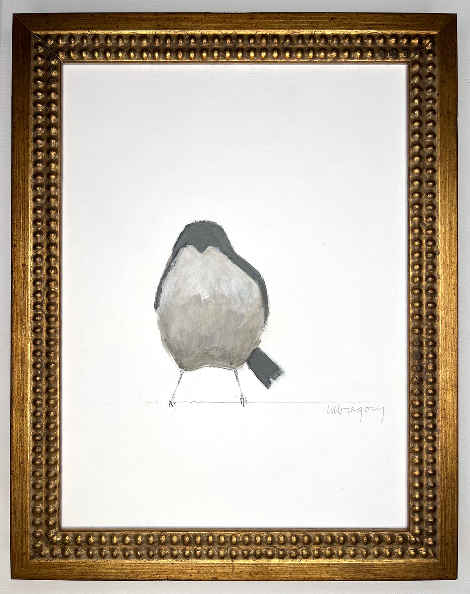 Grey and White Phoebe – Mary Gregory Studio