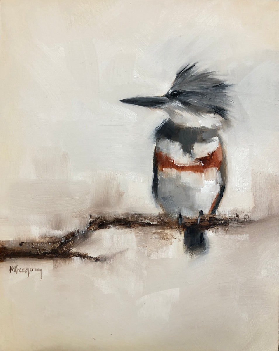 Wings at My Window: Belted Kingfisher – Mary Gregory Studio