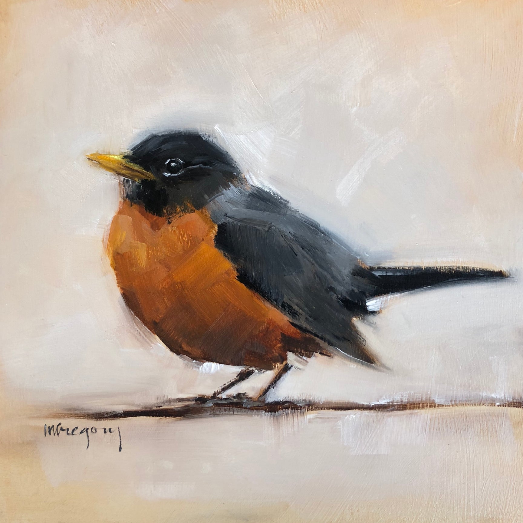 Wings at My Window: American Robin – Mary Gregory Studio